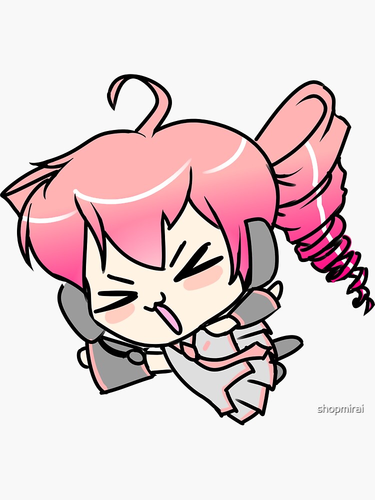 "Triple Baka Chibi Teto" Sticker for Sale by shopmirai | Redbubble