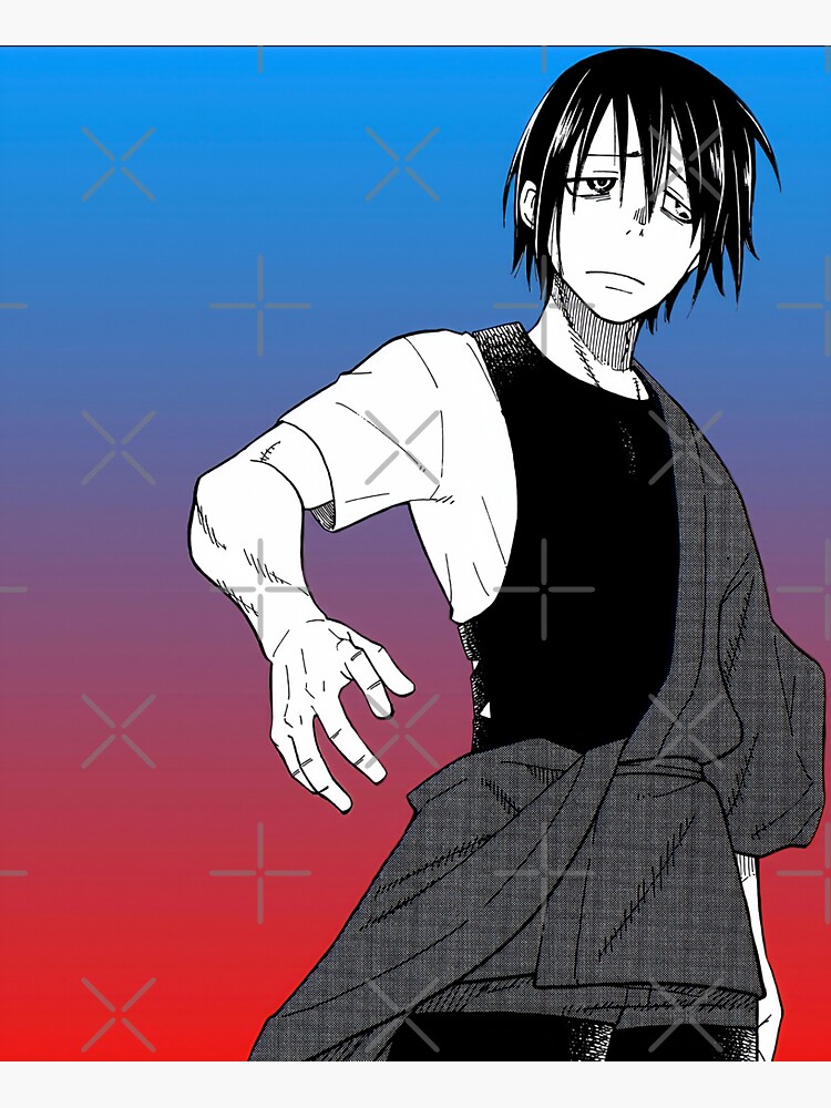 "Fire Force - Benimaru Shinmon" Sticker for Sale by BadassManga | Redbubble