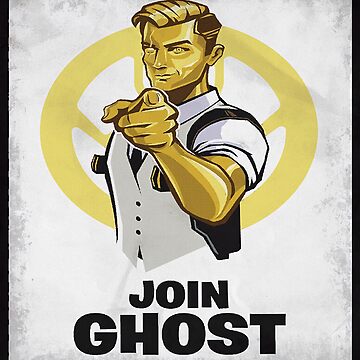 "Join Ghost" Sticker for Sale by VillainBeliever | Redbubble