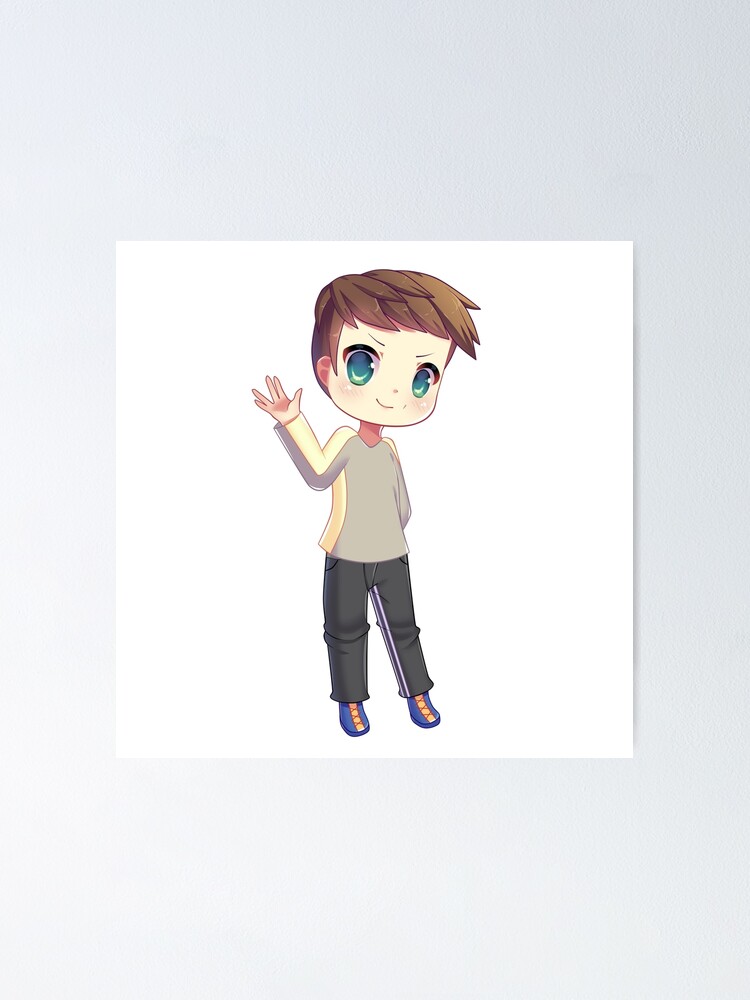 "Chibi Robert Kinzel Smug Salute (Color Version)" Poster for Sale by ...