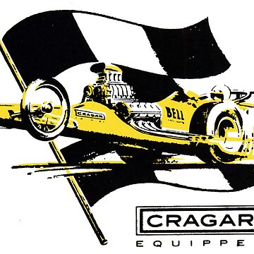 "Cragar Dragster" Sticker for Sale by Retrorockit | Redbubble