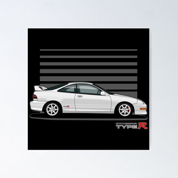 "Integra DC2 Type R" Poster for Sale by idrdesign | Redbubble