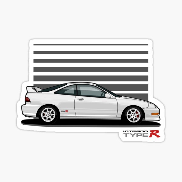 "Integra DC2 Type R" Sticker for Sale by idrdesign | Redbubble