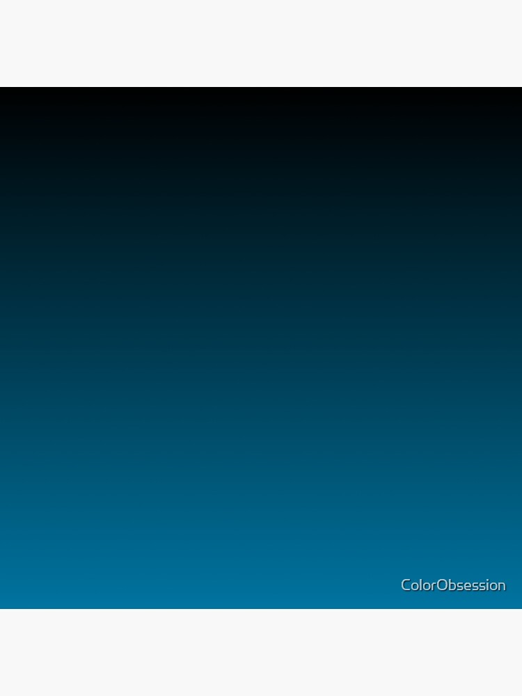 Póster «Degradado de negro a azul mosaico» de ColorObsession | Redbubble