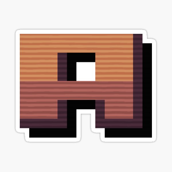 "Letter A (Pixel Font)" Sticker for Sale by mysticaldrop | Redbubble