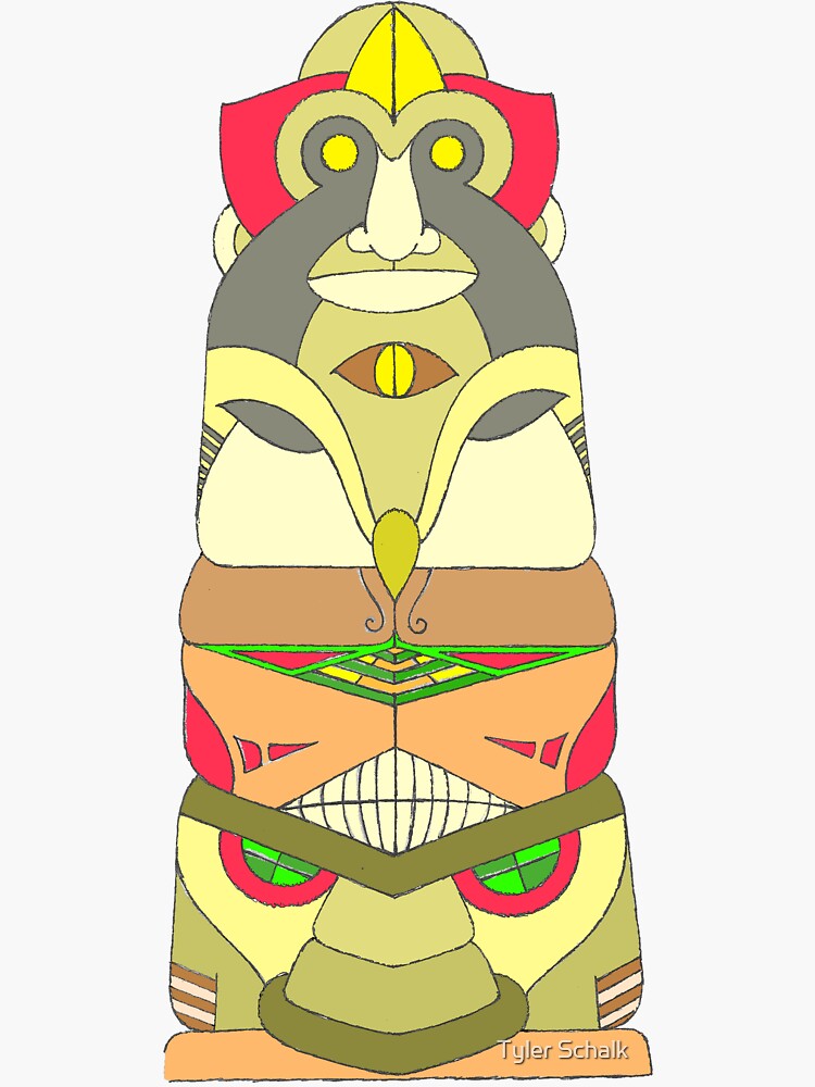 "Totem" Sticker for Sale by TylerSchalk | Redbubble