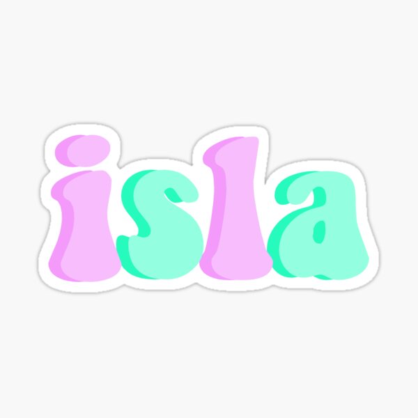 "isla custom" Sticker by BellaCumpstone | Redbubble