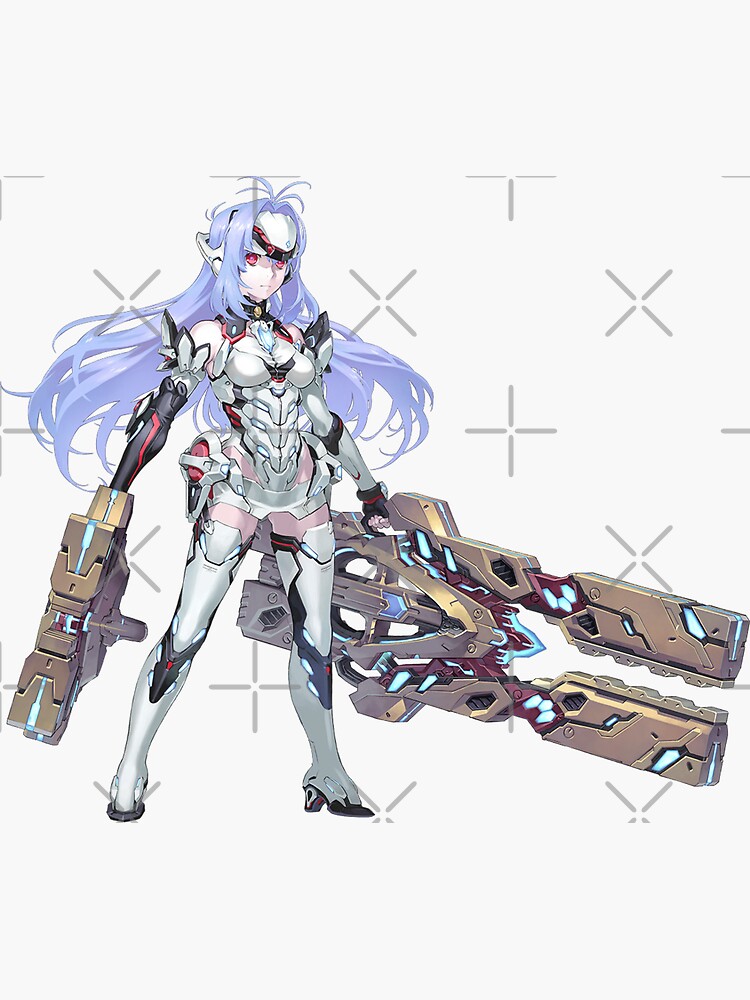 "Xenosaga" Sticker for Sale by Kirstan Redding | Redbubble
