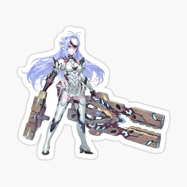 "Xenosaga" Sticker for Sale by Kirstan Redding | Redbubble