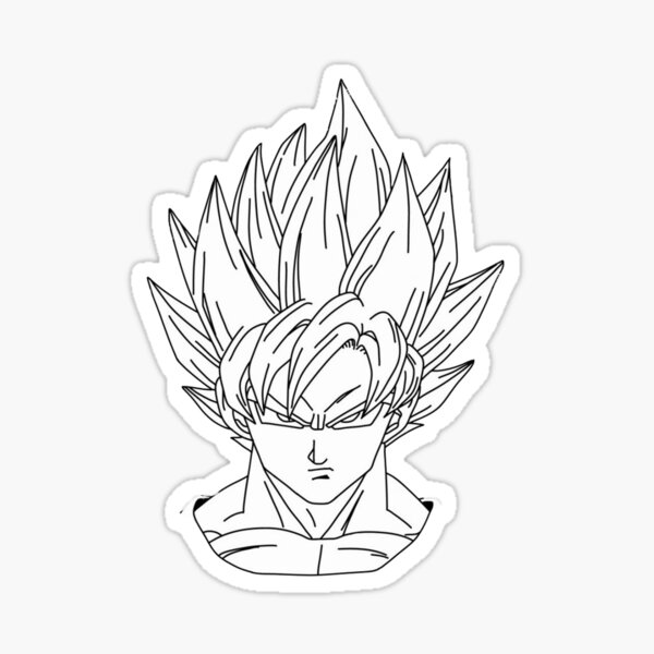 "Goku" Sticker by Big-Zee | Redbubble