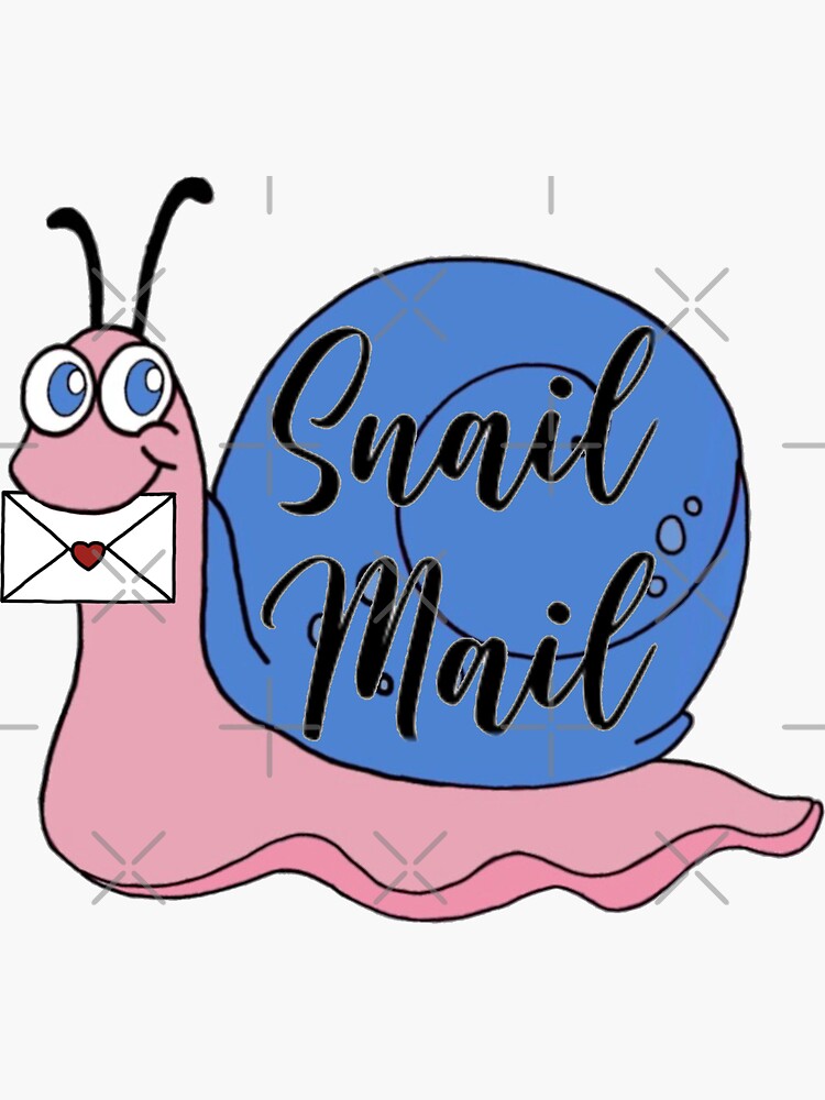 "Snail Mail" Sticker by mcamore | Redbubble