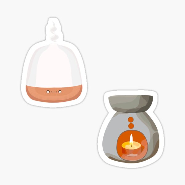"Oil diffuser set" Sticker for Sale by mykaflox | Redbubble