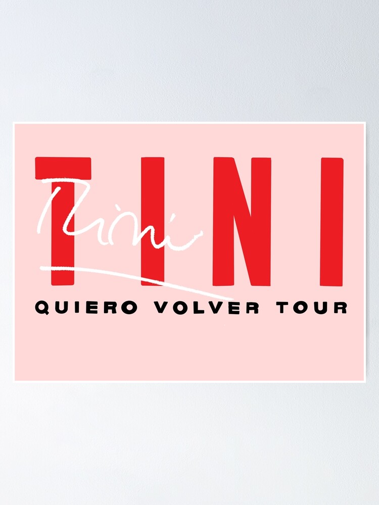 Póster «TINI - Quiero Volver Tour - AUTOGRAPH LOGO» de PurpleApplex ...