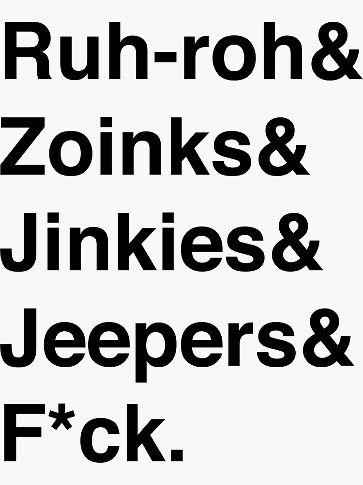 "Fred Says F*ck" Sticker for Sale by steff-jo-34 | Redbubble