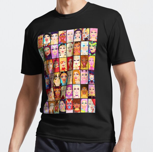 "DRAG QUEEN ROYALTY" Active T-Shirt for Sale by RipstirLeon87 | Redbubble
