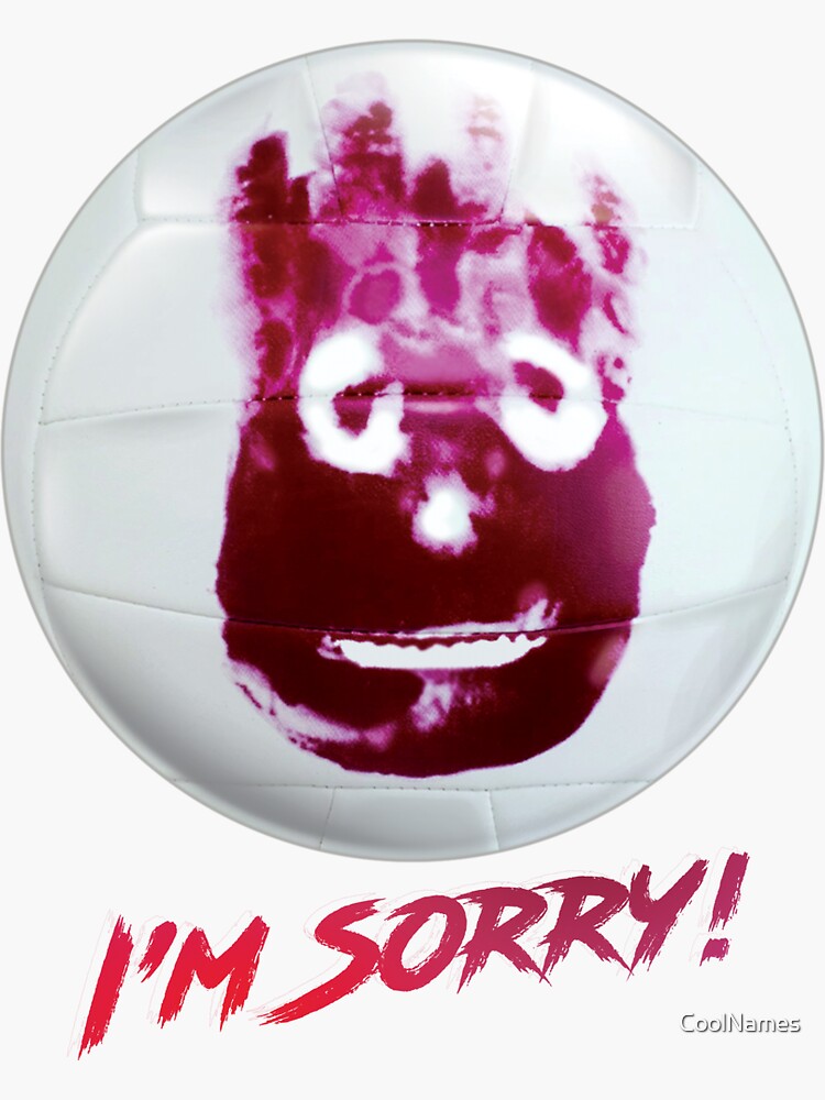 Pegatina «Wilson, lo siento!» de CoolNames | Redbubble