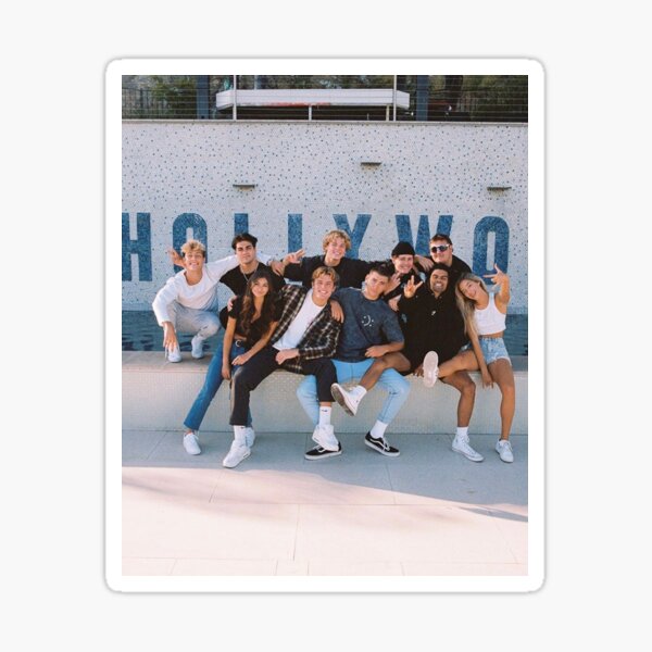 "Hype House" Sticker for Sale by CynthiaMondra1 | Redbubble