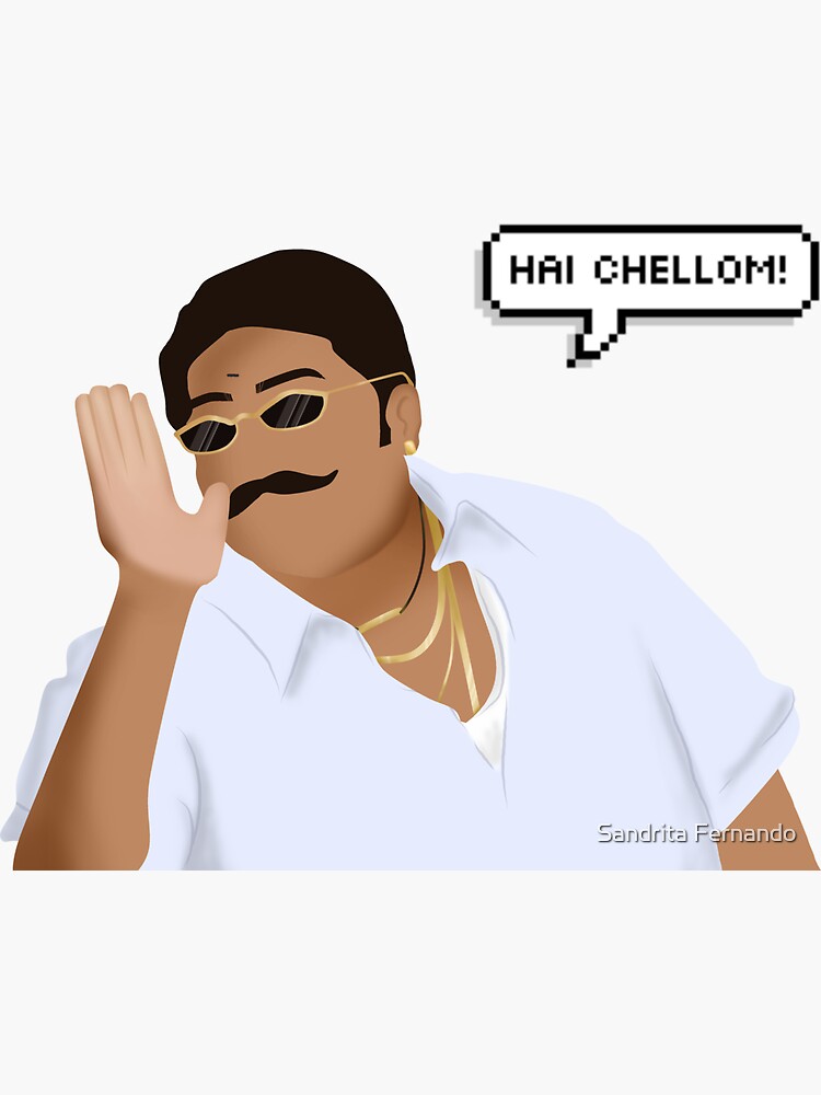 "Muthupandi - Ghilli" Sticker for Sale by vennilave | Redbubble