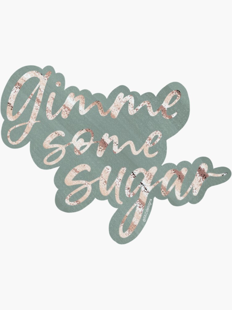 "Sugar Sticker" Sticker by Lightlifelove | Redbubble