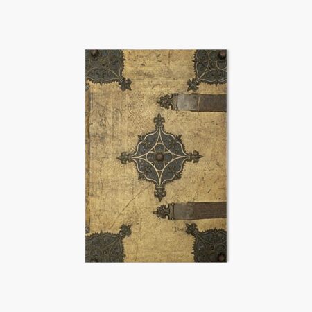 "Rustic Medieval Leather Book Cover Design" Art Board Print by JoolyA ...