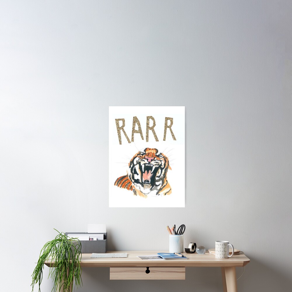 "Tiger rarr" Poster by VscoVibezzzx | Redbubble