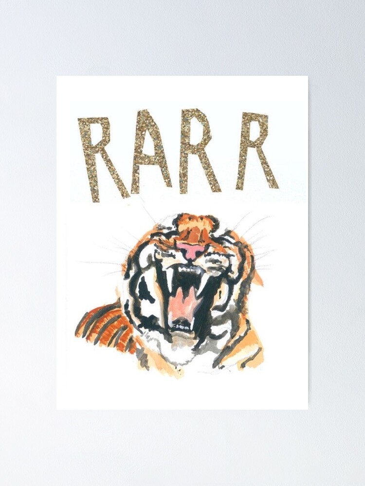 "Tiger rarr" Poster for Sale by VscoVibezzzx | Redbubble