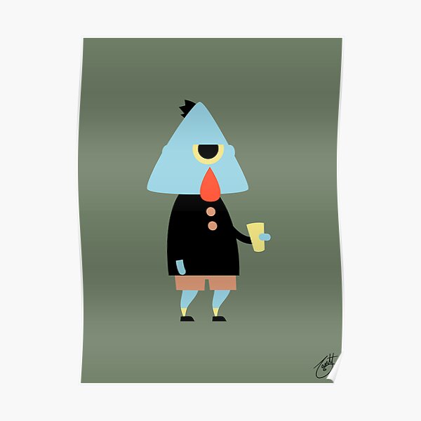 "Mortimer" Poster by knitetgantt | Redbubble