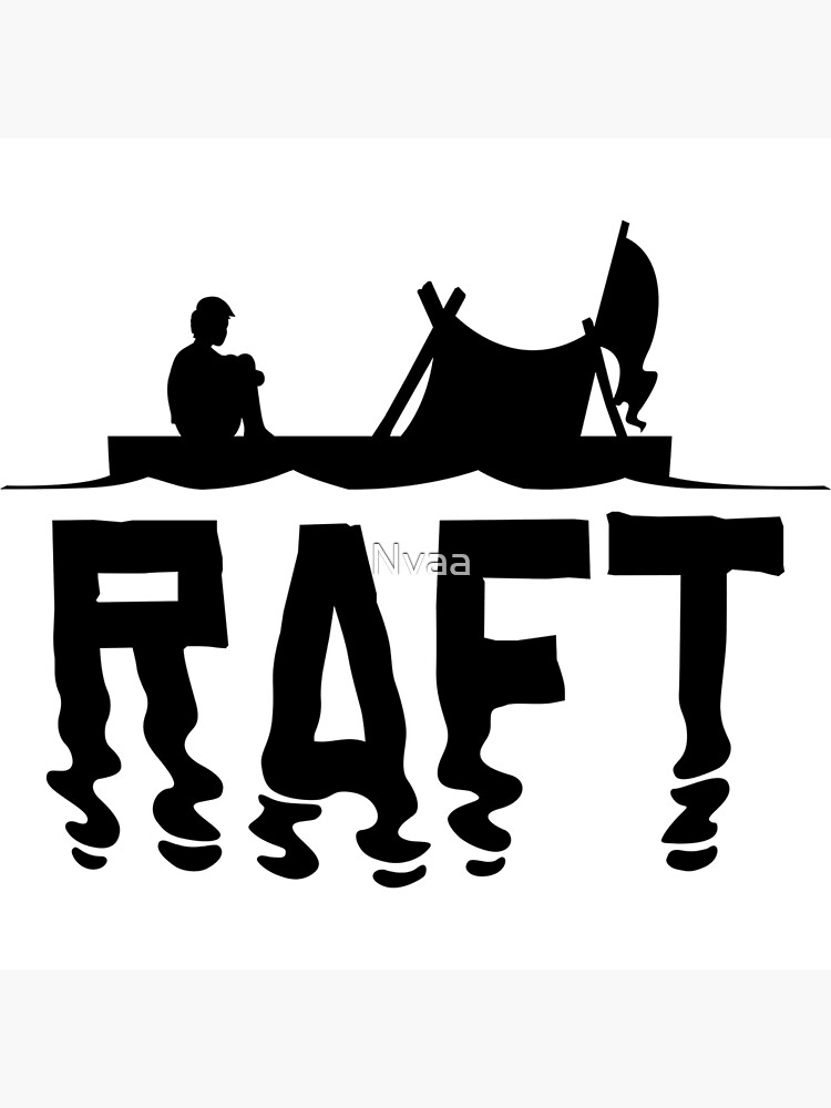 "Raft Black Logo" Poster for Sale by Nvaa | Redbubble