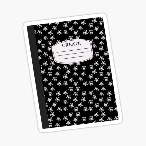 "Mini Composition Book" Sticker by meg-haugh | Redbubble