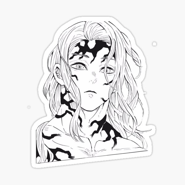 Demon Slayer Muzan Stickers | Redbubble