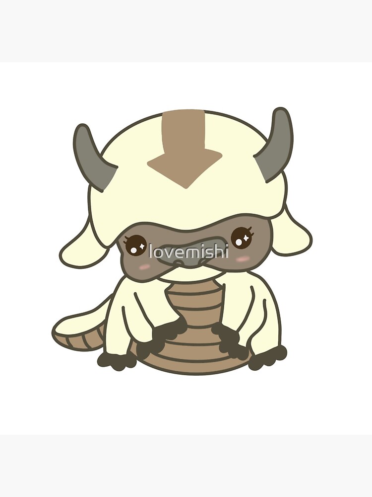 "Kawaii Cute Appa Avatar" Sticker by lovemishi | Redbubble