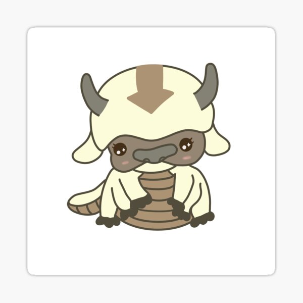 "Kawaii Cute Appa Avatar" Sticker by lovemishi | Redbubble