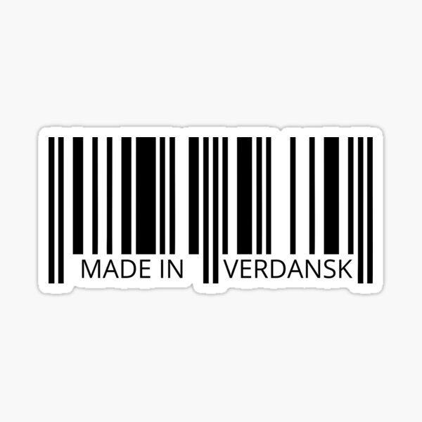 "Made in Verdansk" Sticker for Sale by satireattire | Redbubble