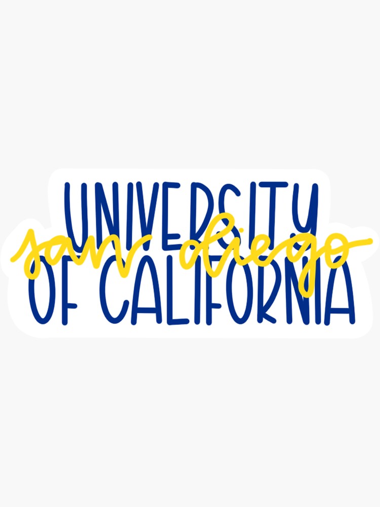 "ucsd sticker" Sticker for Sale by natstran | Redbubble