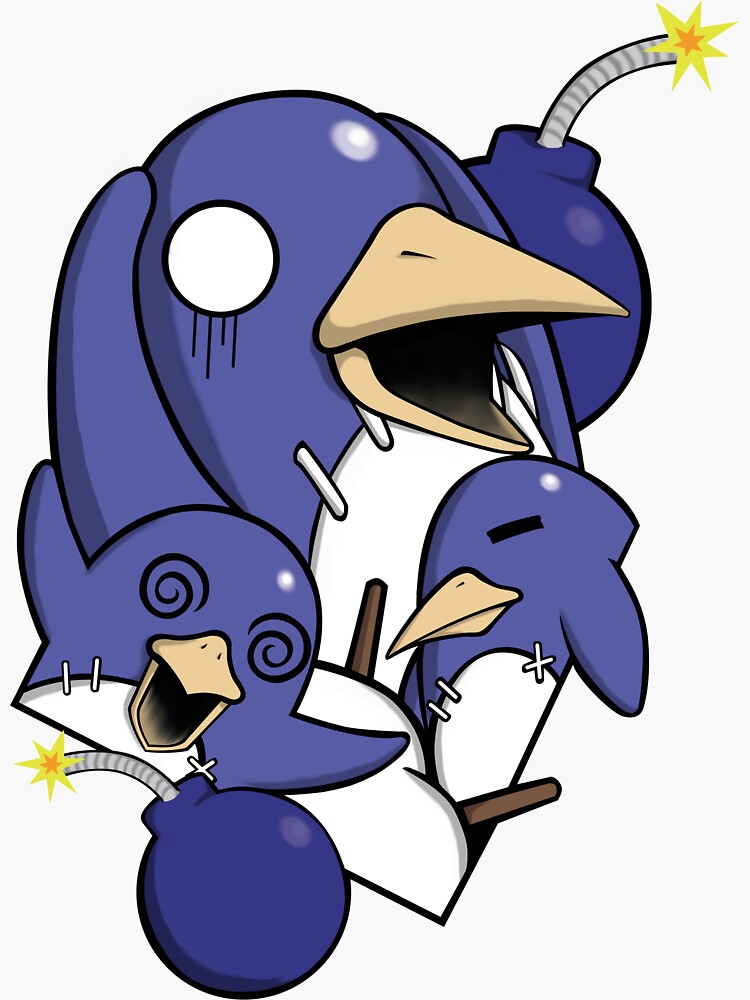 "Prinny's Explosion" Sticker for Sale by IceGirl84 | Redbubble