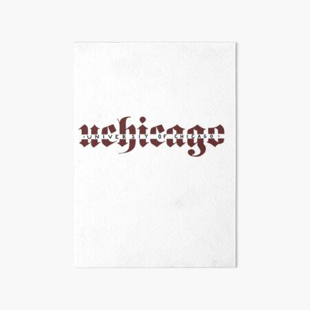 "Uchicago logo" Art Board Print by nicolelucas8 | Redbubble