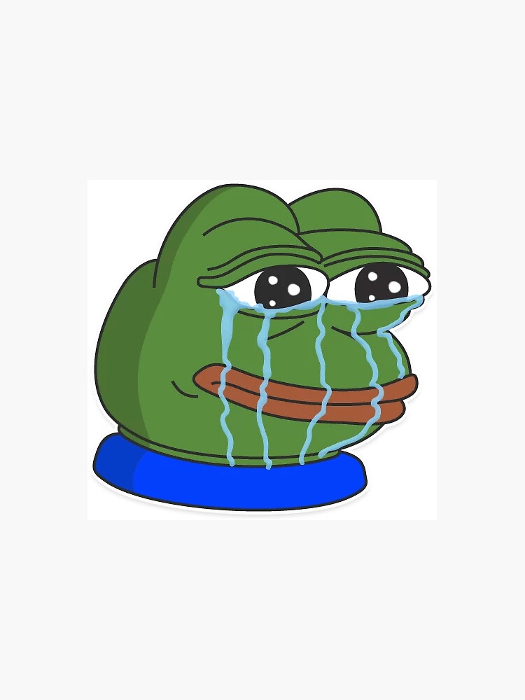 "Pepe Sad - Crying Pepe Frog Meme" Magnet by Sezno1 | Redbubble