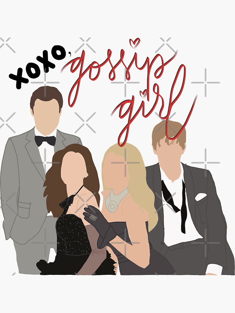 "gossip girl" Sticker by magdesigns | Redbubble
