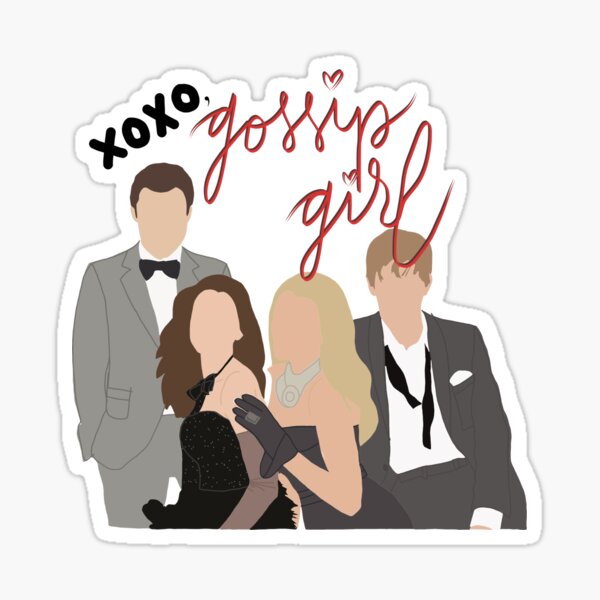 "gossip girl" Sticker by magdesigns | Redbubble