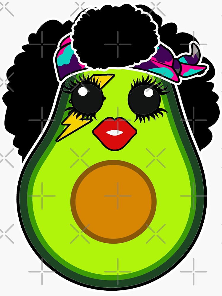 "Guac Star Kawaii Cutie" Sticker for Sale by artbyomega | Redbubble