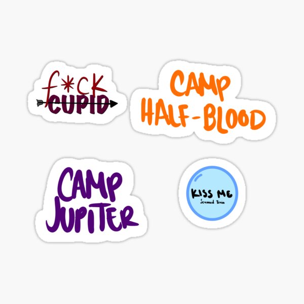 "Pack PJO & HoO" Sticker for Sale by Pineapple-Girl | Redbubble