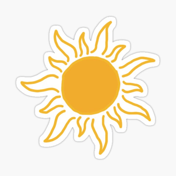 "aesthetic sun" Sticker for Sale by seren180 | Redbubble