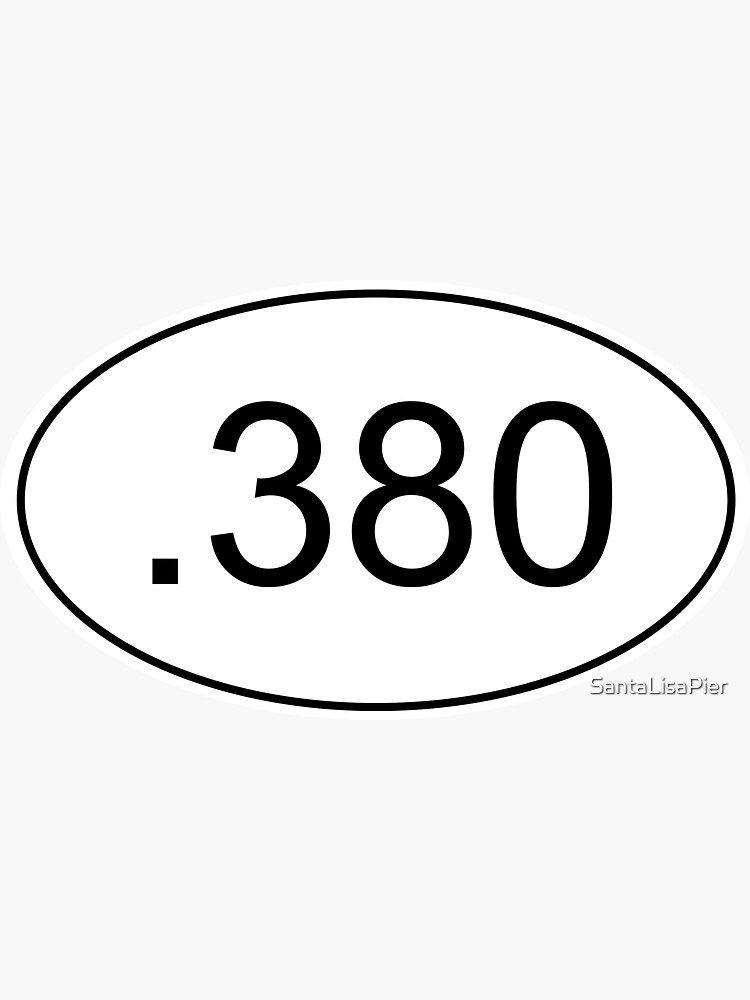 ".380 Concealed carry marathon sticker" Sticker for Sale by ...