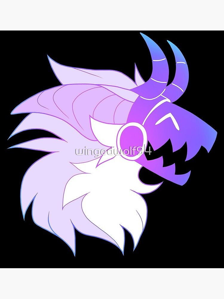 "Ultraviolet Protogen" Canvas Print by wingedwolf94 | Redbubble