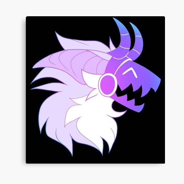 "Ultraviolet Protogen" Canvas Print by wingedwolf94 | Redbubble