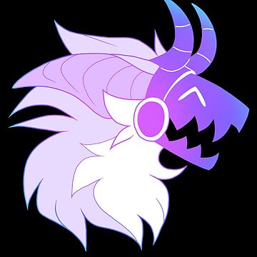 "Ultraviolet Protogen" Sticker for Sale by wingedwolf94 | Redbubble