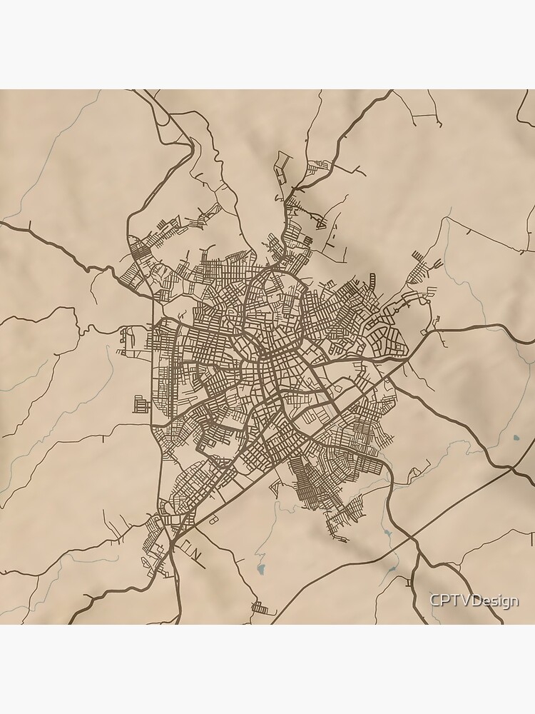 "Sincelejo Sepia Map" Poster for Sale by CPTVDesign | Redbubble