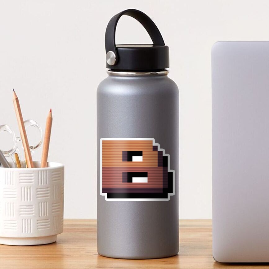 "Letter B (Pixel Font)" Sticker for Sale by mysticaldrop | Redbubble