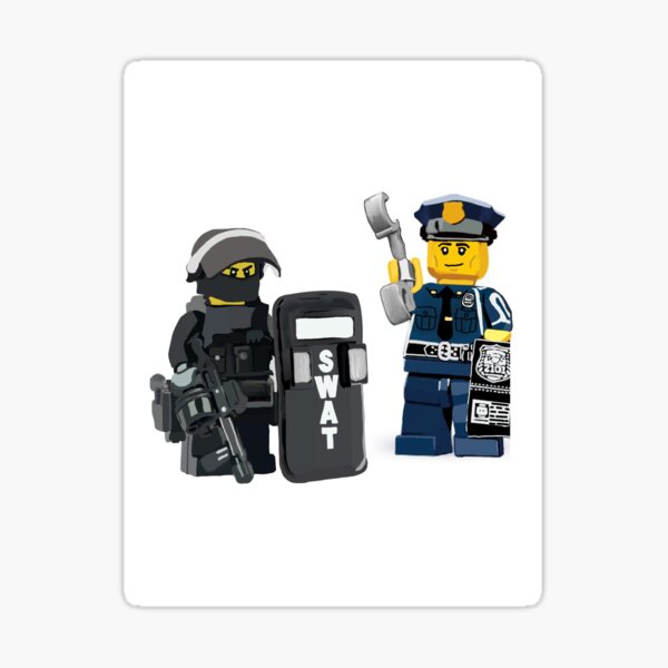 Lego Police Stickers | Redbubble