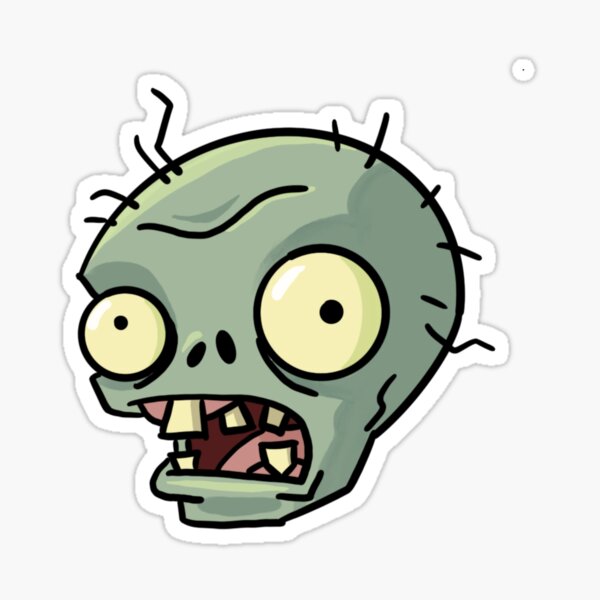 "Plants vs. Zombies Zombie" Sticker for Sale by kmick | Redbubble